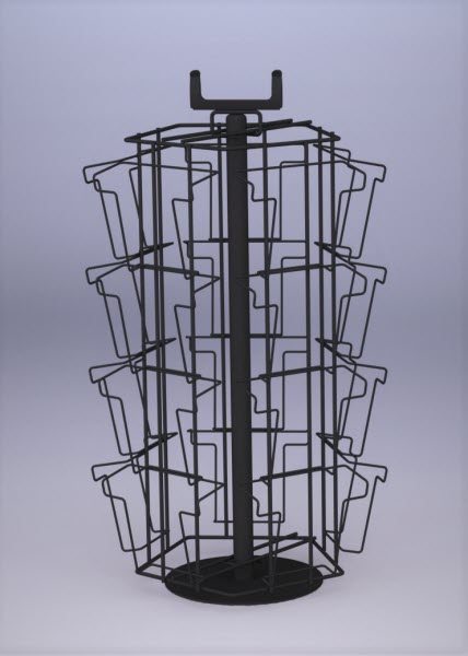 A5 Rotary Counter Card Stand 20 Pocket (K4)